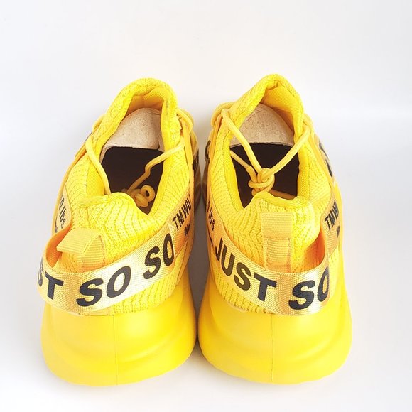 Just SOSO | Shoes | New Just Soso Womens Running Sneakers Yellow 22 ...